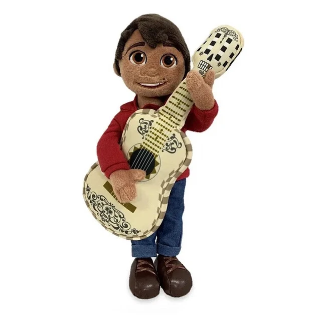DISNEY STORE PIXAR Coco Plush Miguel & Guitar Soft Doll Toy Brand New ...