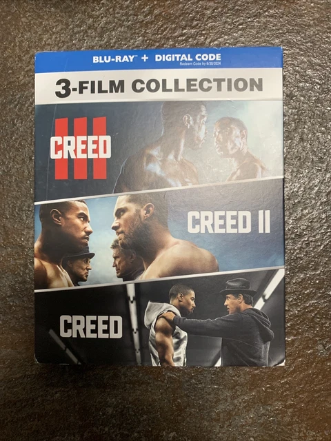 CREED 3-FILM COLLECTION Blu-ray Sylvester Stallone NEW #410 $43.43 ...