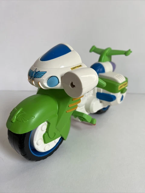 DISNEY PIXAR BUZZ lightyear motorcycle toy story plastic vehicle £1.88 ...