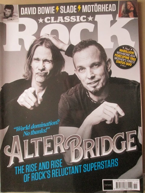 CLASSIC ROCK MAGAZINE 307 Alter Bridge David Bowie Slade Motorhead Nov ...
