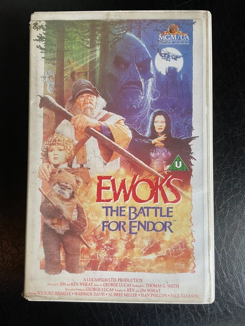 STAR WARS EWOKS: The Battle for Endor, VHS Ex Rental 1988, Warwick ...