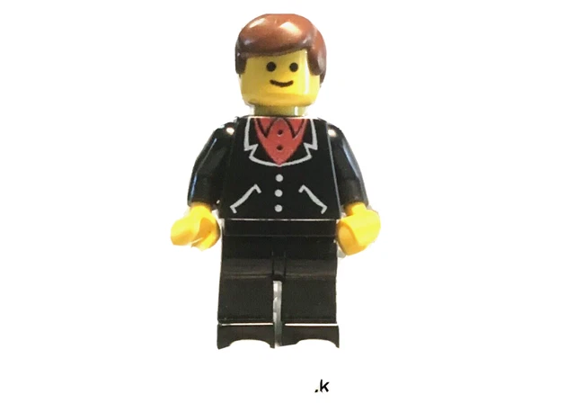 LEGO CLASSIC TOWN Male Boy Black Suit Red Shirt £6.19 - PicClick UK