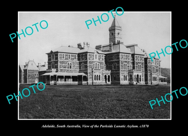 ADELAIDE SA THE Parkside Lunatic Asylum c1870 Old Large Historic Photo ...