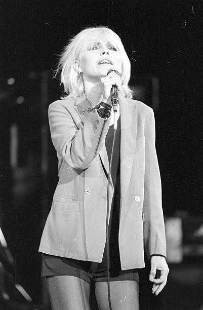 SINGER DEBBIE HARRY of the New Wave pop group "Blondie" performs on Old ...