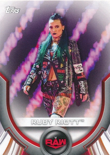 CARTE ROSTER RC-45 RUBY RIOTT 2020 Topps WWE Division Femmes EUR 3,31 ...