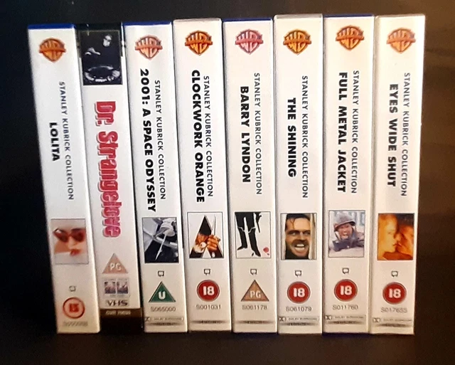 STANLEY KUBRICK VHS Collection The Shining A Clockwork Orange Lolita £39.95 - PicClick UK