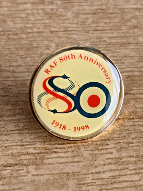 RAFA. RAF 80TH Anniversary-1918-1998 Pin/Badge £2.79 - PicClick UK