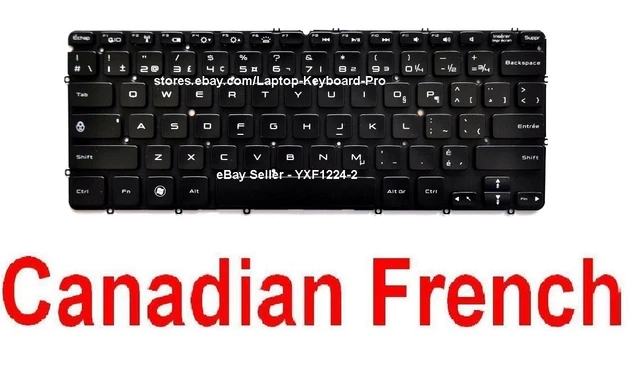 KEYBOARD FOR DELL XPS 12-L221X 13-L321X 13-L322X 9Q23 9Q33 - CF 0MXR46 ...