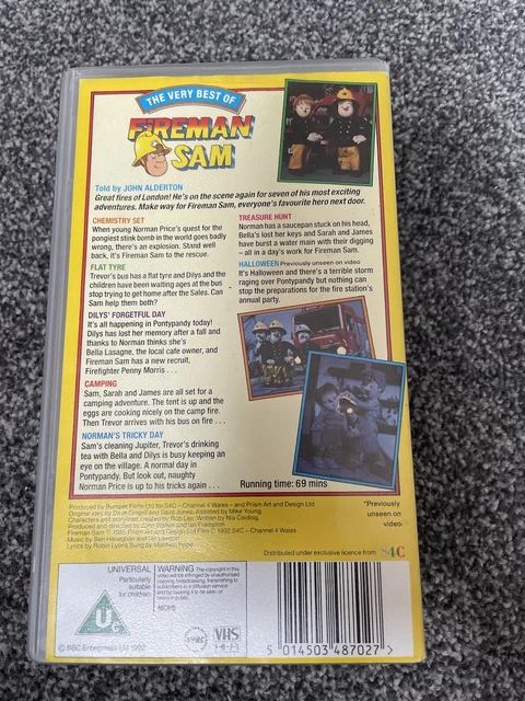 THE VERY BEST Of Fireman Sam Vhs £12.99 - PicClick UK
