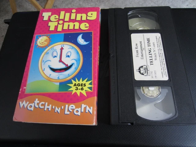 WATCH N LEARN - Telling Time (VHS, 2000) £6.49 - PicClick UK