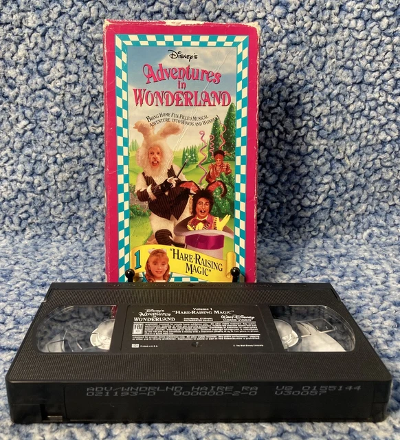 DISNEY'S ADVENTURES IN Wonderland Hare-Raising Magic VHS 1993 Vol 1 ...