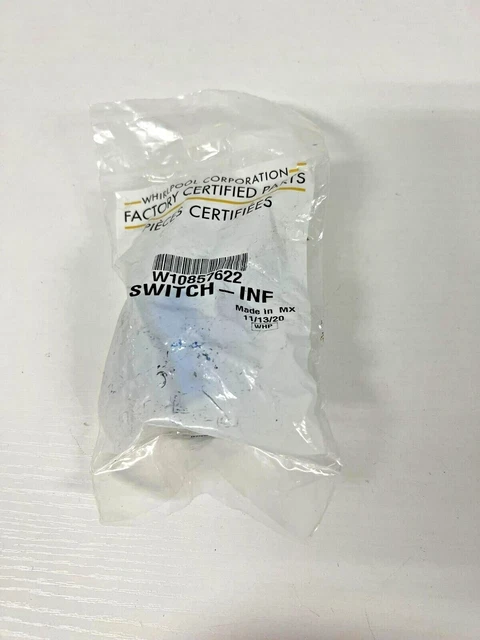 GENUINE OEM WHIRLPOOL Surface Element Control Infinite Switch W10857622 ...