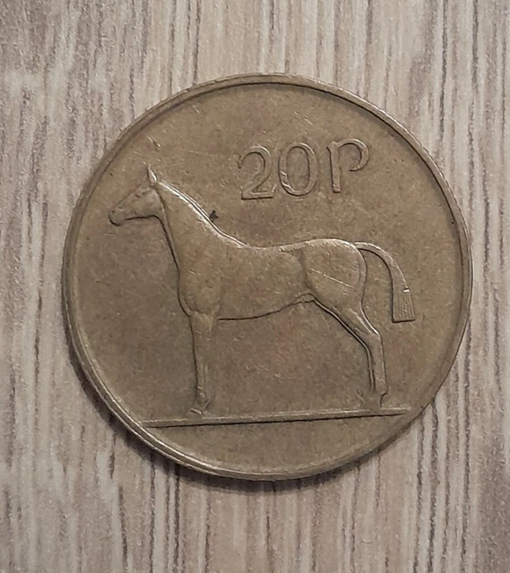 EIRE 20 PENCE 20p Coin Ireland Irish DATED 1986 CIRCULATED £1.13 ...