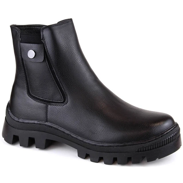 BOTAS TRAPECIO AISLANTES de mujer Potocki en color negro con bolsillo ...