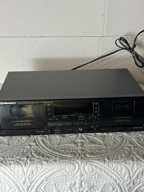 PIONEER CT-W503R STEREO Cassette Deck Player Recorder Double Auto ...