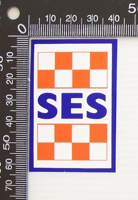 VINTAGE SES VICTORIA State Emergency Service Logo Supporter Promo ...