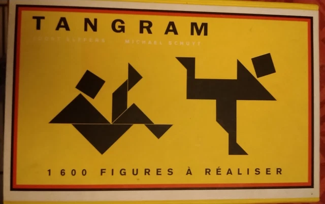 TANGRAM DANS COFFRET .. LIVRET DE 1600 FIGURES A REALISER .. EUR 10,00 ...