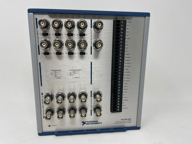 NATIONAL INSTRUMENTS NI USB-6361 X Series Data Acquisition DAQ device ...