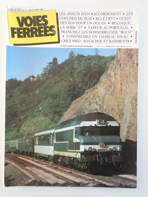 REVUE VOIES FERREES n°12 1982 Trains Modélisme Ferroviaire Rail SNCF Magazine EUR 9,00 - PicClick FR
