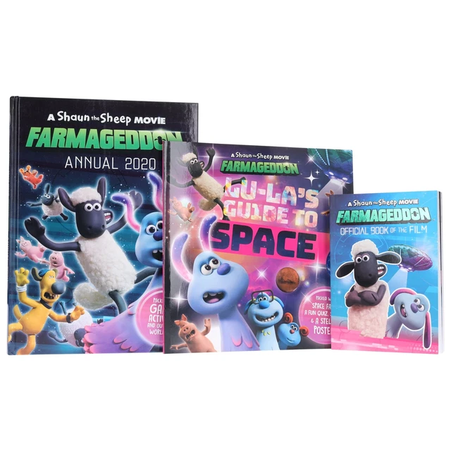 AN OFFICIAL SHAUN the Sheep Movie: Farmageddon 3 Books Set - Ages 6-9 ...