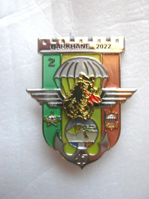 INSIGNE RARE (TRANSLUCIDE) Genie Parachutiste 17° Rgp Opex Sahel ...