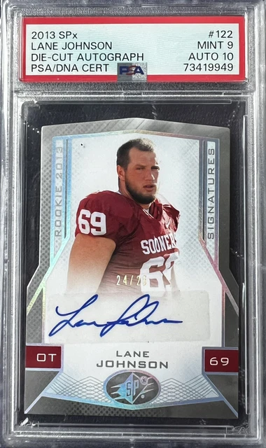 LANE JOHNSON 2013 Ud Spx Auto Rookie Psa Cert EUR 220,90 - PicClick FR