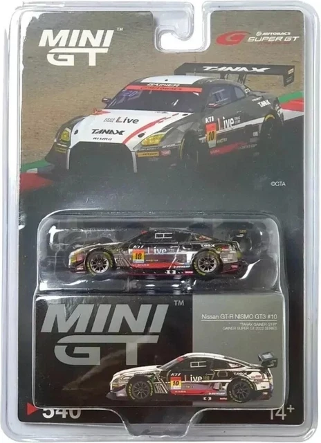 MINI GT 1/64 Nissan GT-R NISMO GT3 #10 TANAX GAINER 2022 MGT00540-L Super GT £22.99 - PicClick UK