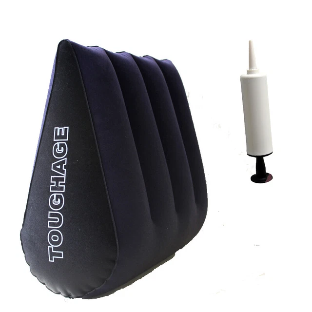 NEW INFLATABLE TRIANGLE Pillow Sofa Sex Position Wedge Back Seat ...