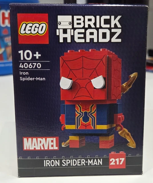 LEGO BRICKHEADZ MARVEL 40670 / Iron Spider-Man / Brand New & Sealed ...