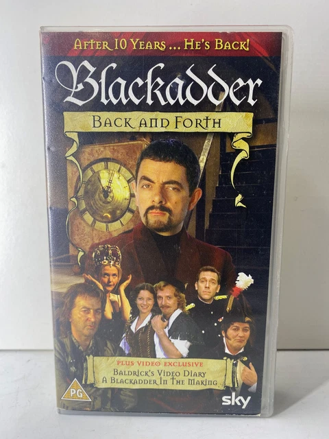 BLACKADDER BACK AND Forth On VHS Video Cassette Tape £7.99 - PicClick UK