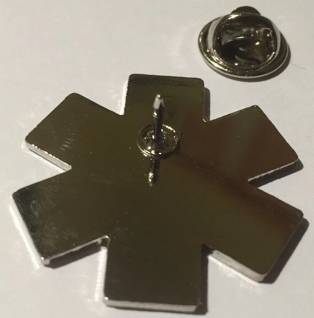 STAR OF LIFE Lapel/Pin Badge. Medical Symbol, Caduceus Paramedic ...
