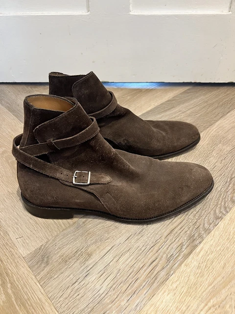 JOHN LOBB BROWN Abbott suede jodhpur boots UK9.5 £680.00 - PicClick UK