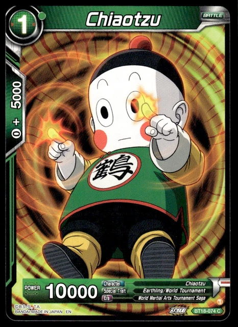 2022 DRAGON BALL : Dawn of the Z-Legends Chiaotzu #BT18-074C $1.00 ...