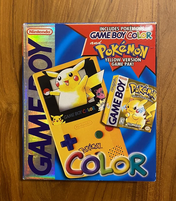 NINTENDO GAME BOY Color Pokemon Edition Handheld System Yellow Version ...