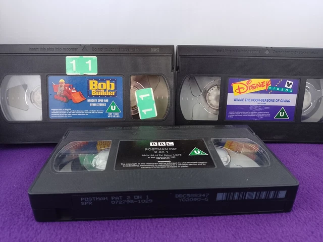 POSTMAN PAT + Pooh + Bob The Builder - Multi-Deal (4) - 3 x VHS ...