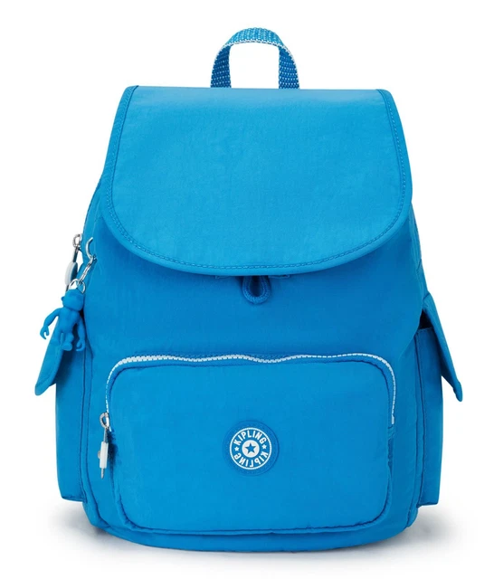 KIPLING BASIC EYES Wide Open City Pack S Backpack S Eager Blue EUR 60,44 - PicClick FR