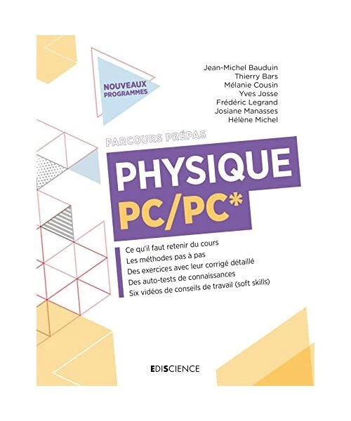 PHYSIQUE PC/PC*, BAUDUIN, Jean-Michel; Bars, Thierry; Cousin, Mélanie ...