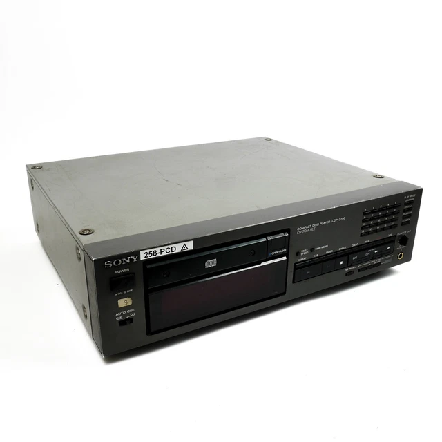 SONY CDP-2700 Professional CD Player - tested and working - Ref 568001 ...