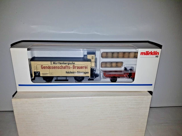 MÄRKLIN HO MUSEUM 1994 Historischer Güterwagen Komplett mit allen Teilen NEU/OVP EUR 22,00 ...