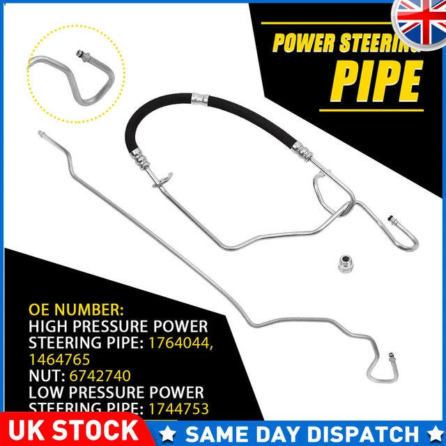 POWER STEERING PIPES High + Low Pressure Return For Transit Diesel FWD ...