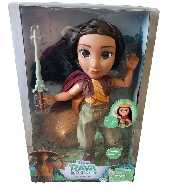 DISNEY'S RAYA & The Last Dragon Raya Warrior Doll Fully Poseable Hat ... DISNEY'S RAYA & The Last Dragon Raya Warrior Doll Fully Poseable Hat ...