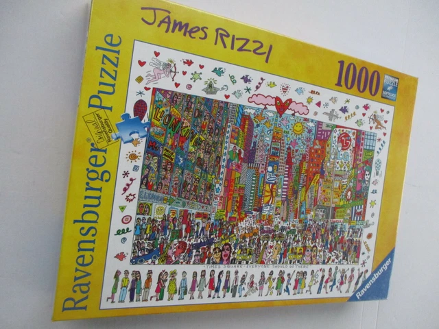 RAVENSBURGER JIGSAW PUZZLE 19069 James Rizzi: Times Square 1000 Piece ...