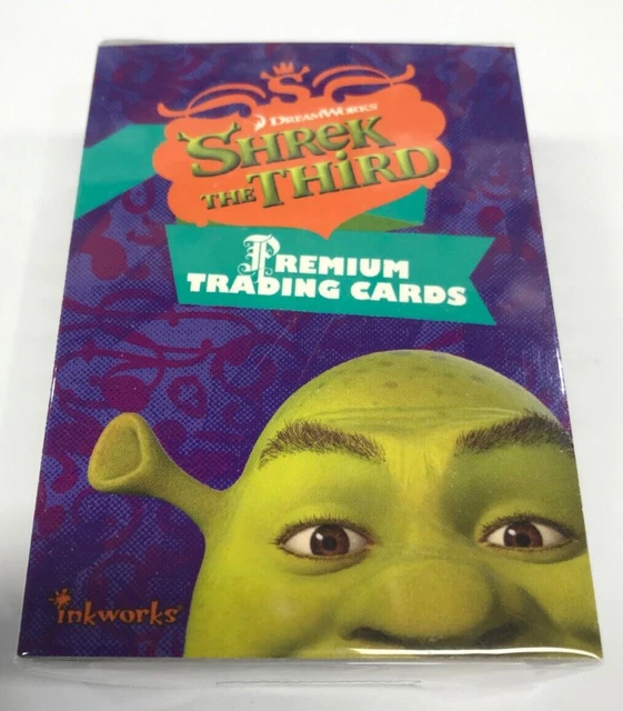 2007 INKWORKS SHREK The Third Trading Card Complete 72-Card Base Card ...