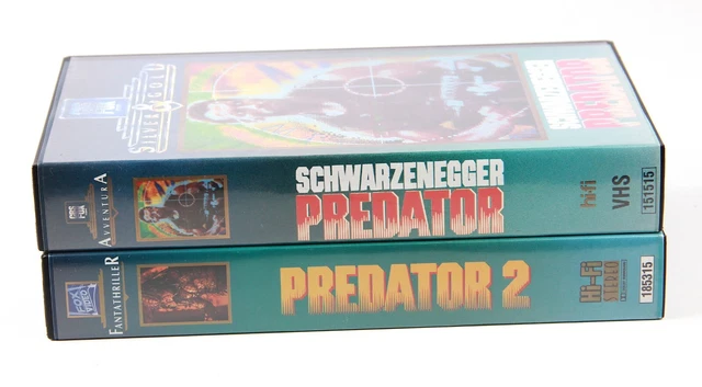 PREDATOR SAGA VHS Fox Video CBS Silver & Gold 2 Videocassette 1992 EUR ...