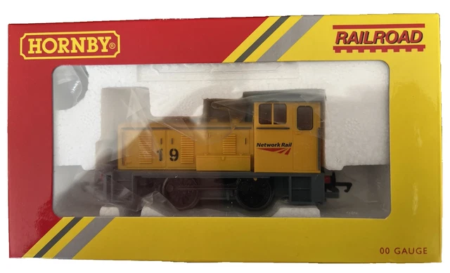 OO GAUGE HORNBY R3775 Network Rail Livery 0-4-0 Diesel Shunter Loco No ...