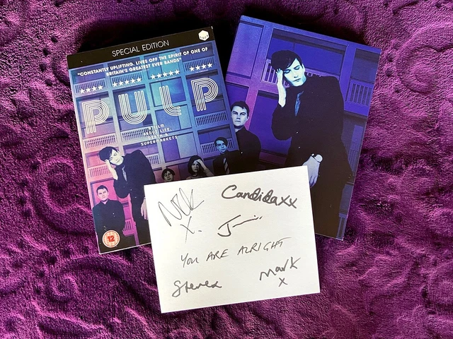 VERY RARE PULP Film / Concert DVD set - SIGNED BY ENTIRE BAND! £104.72 ...