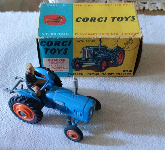CORGI TOYS 60 Fordson Power Major Tractor EUR 65,00 - PicClick FR