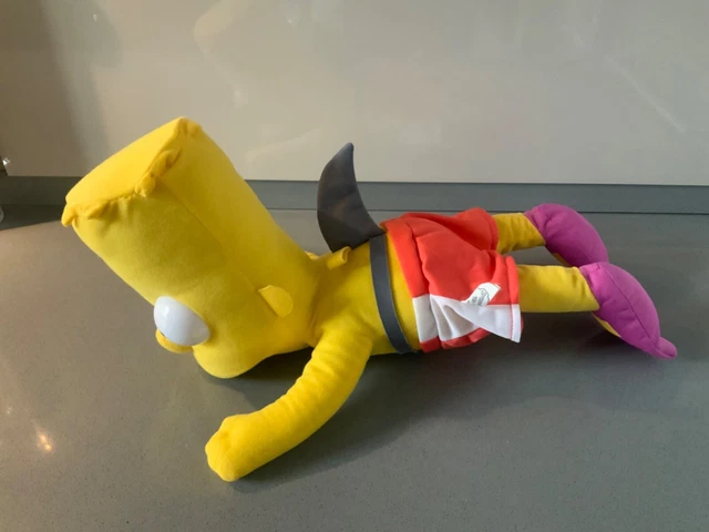 THE SIMPSONS BART shark boy plush toy £10.00 - PicClick UK