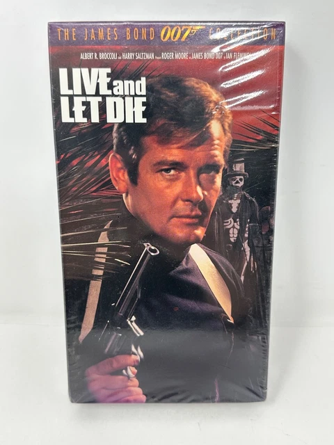 LIVE AND LET Die (1999, VHS) The James Bond 007 Collection MGM New ...