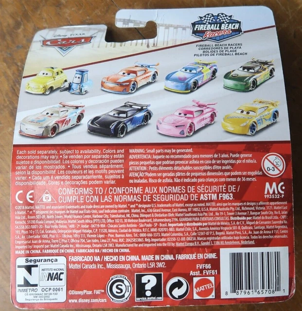 DISNEY PIXAR CARS 3 "Lightning Mcqueen - Fireball Beach Racer" New In ...